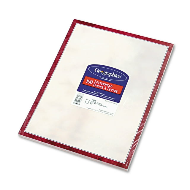 Geographics Design Suite Paper, 24 lbs., Sicily, 8 1/2 x 11, Gray, 100 ...