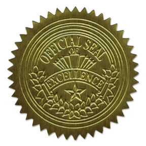 Avery Printable Gold Foil Notarial Seals, 2", 4" x 6" Sheet, 44 Pack ...