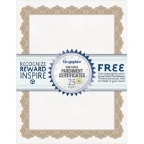 Masterpiece Studios Certificates 8.5" x 11" Westminster Blue 100/Pack ...