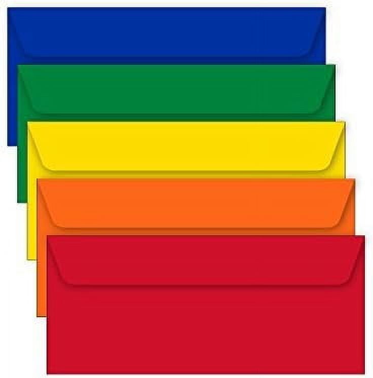 Geographics Primary Envelopes - No.10, 4.12" x 9.5", Assorted, Business ...
