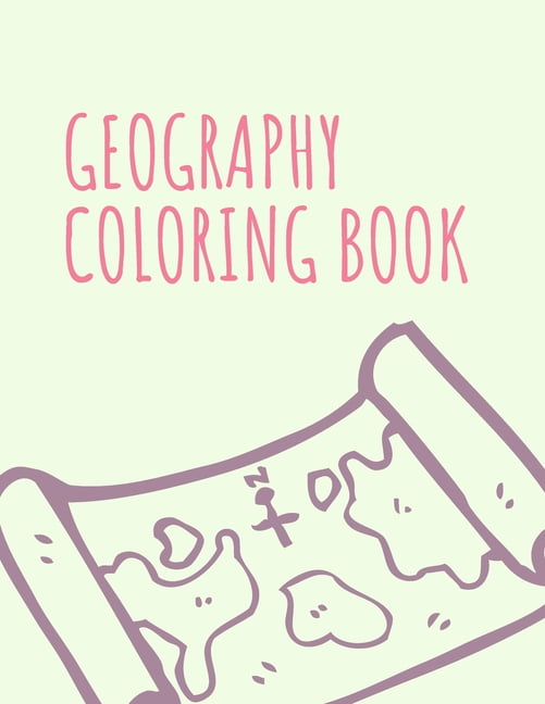 Geography Coloring Book: Maps of World Regions, Continents, World ...