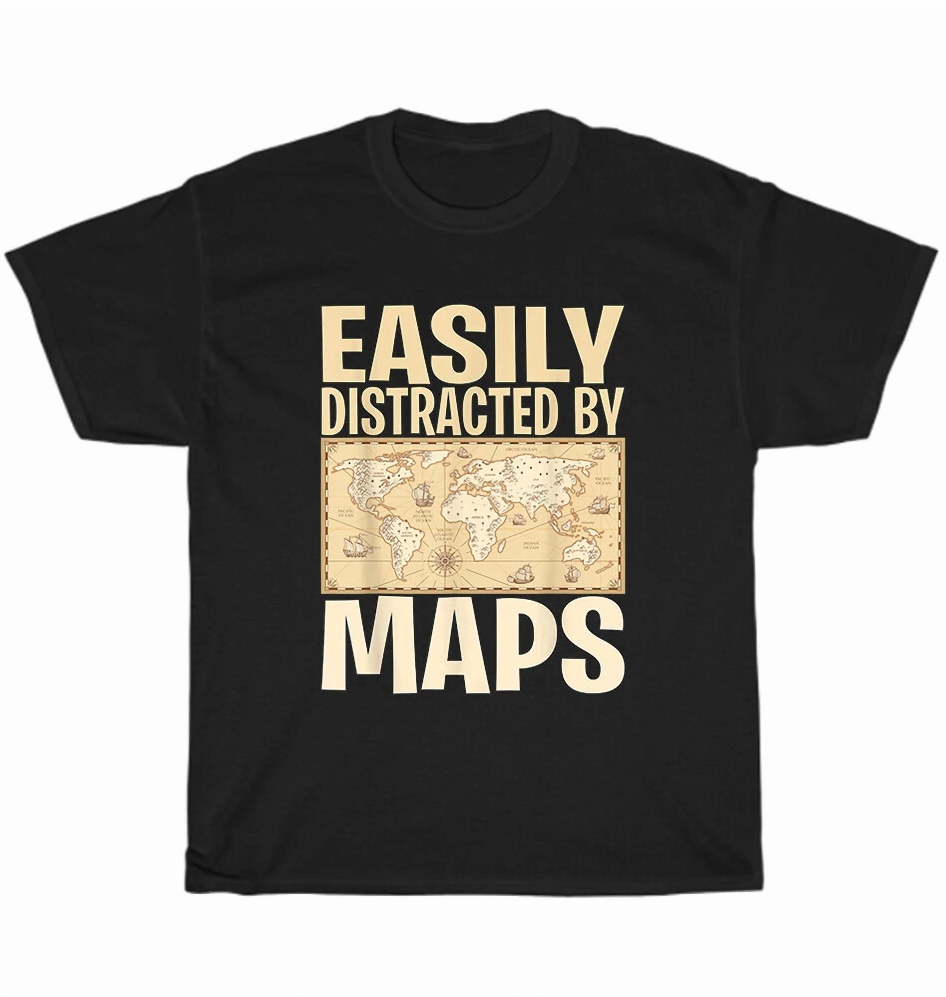 Geography Teacher Map for Men and Women Funny Classroom Travel Gift up ...