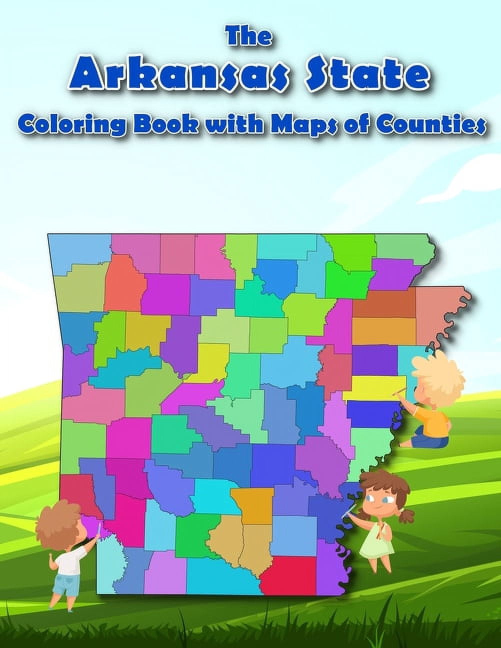 Geography of the United States of Americ The Arkansas State Coloring ...
