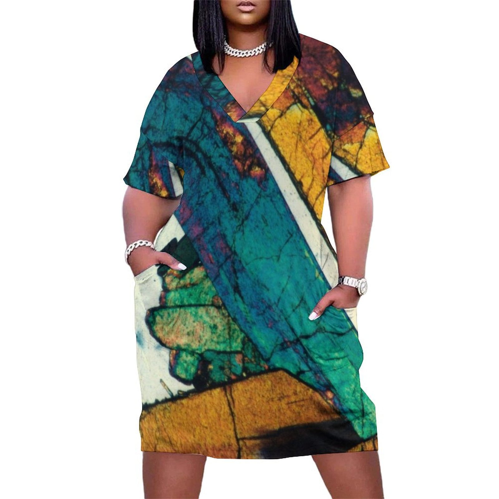 Geological thin section photography magnified view of Epidote Blades in ...