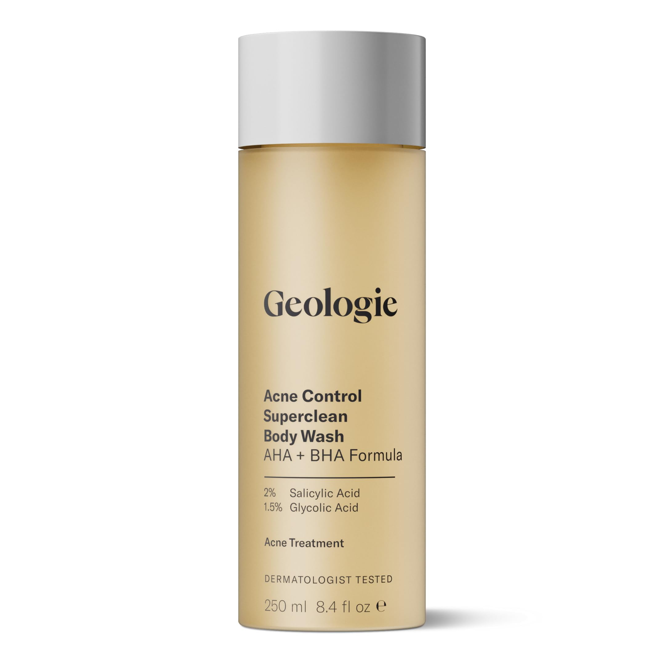 Geologie Acne Control Body TGF4 Wash | Exfoliating AHA + BHA Cleanser ...