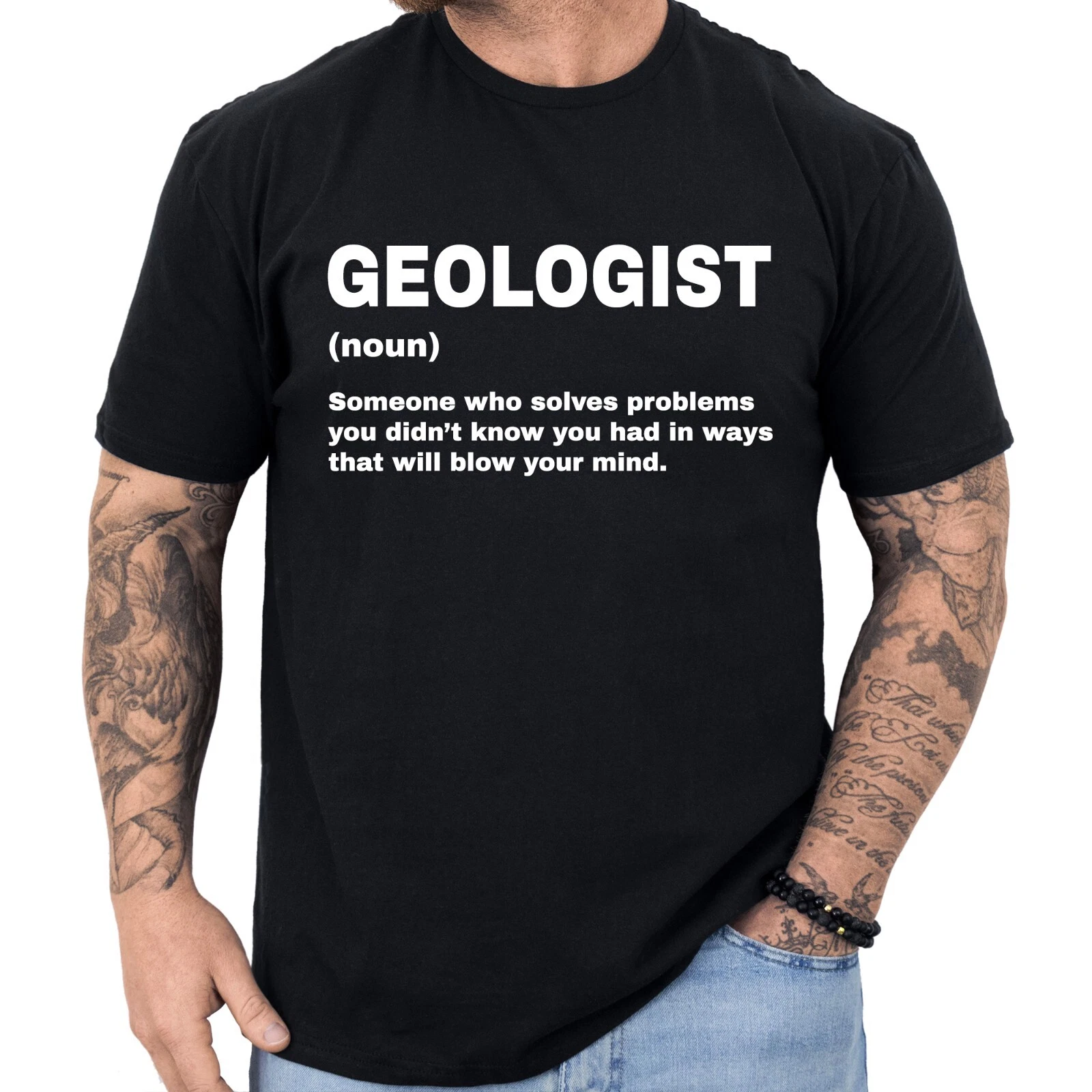 Geologist Definition Shirt with Fun Earth Science Theme for Everyday ...