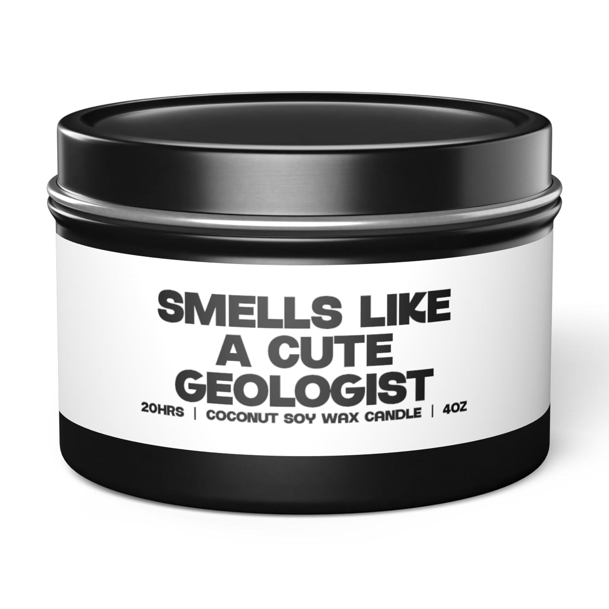 Geologist Geology Graduation Tin Candle Gifts Home Office Decor Vanilla ...