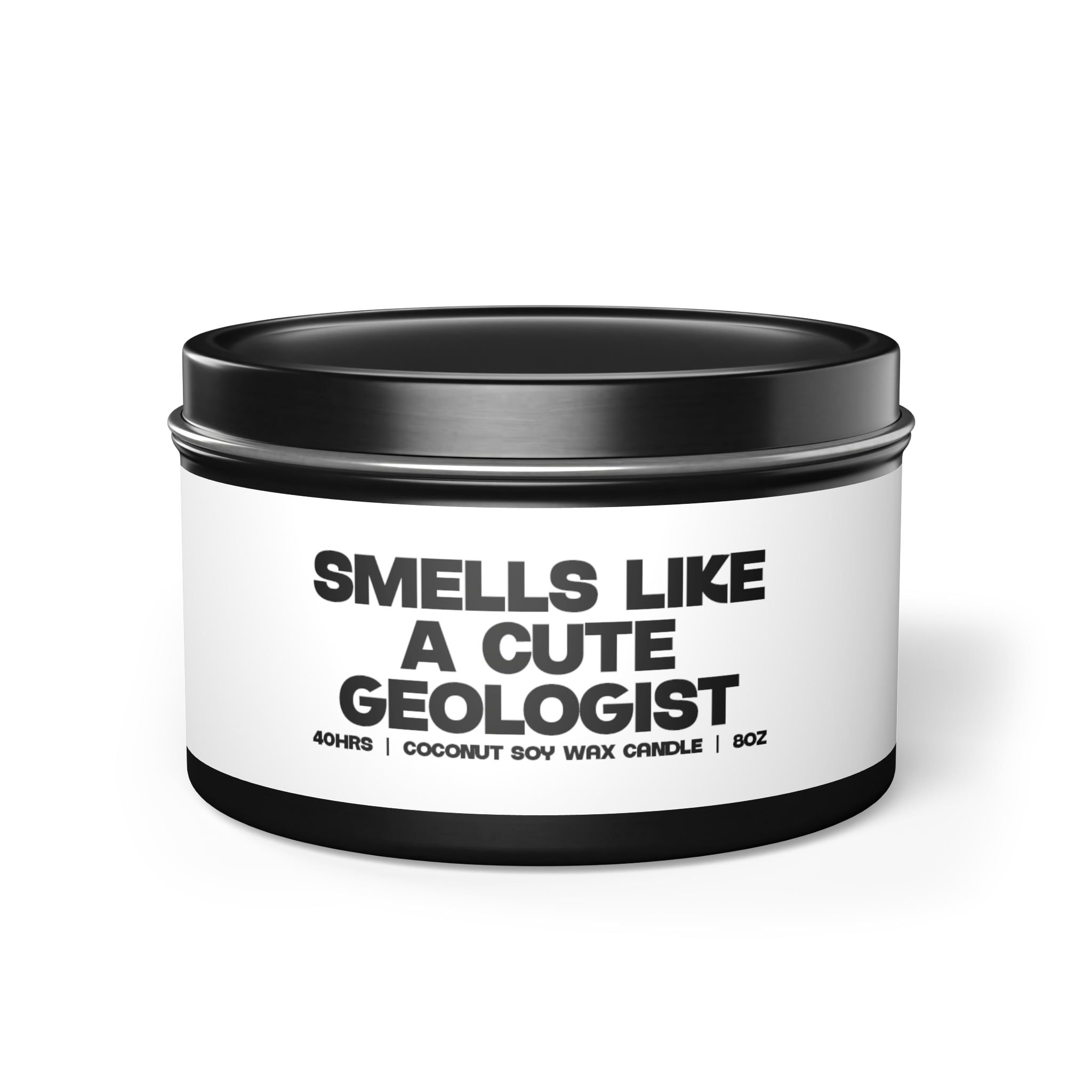 Geologist Geology Graduation Tin Candle Gifts Home Office Decor Vanilla ...