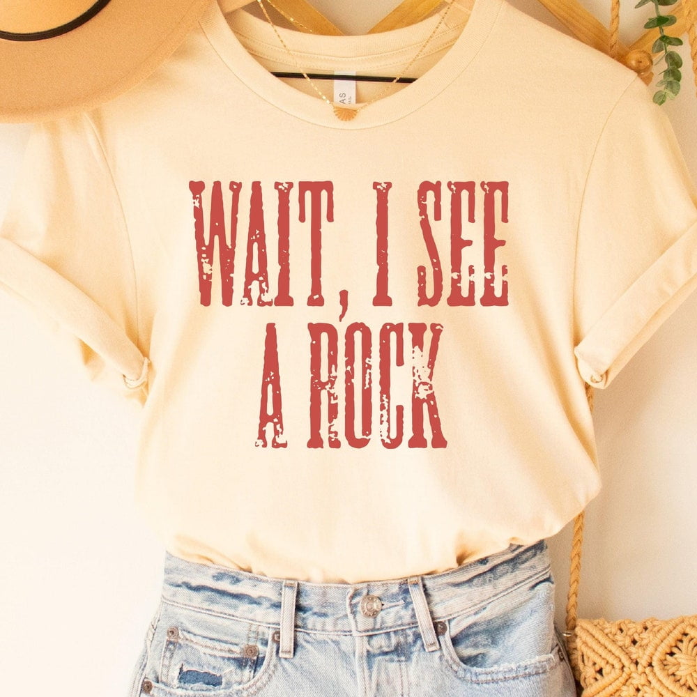 Geologist Shirt Wait I See A Rock Shirt Geology Student Gift Rockhound ...