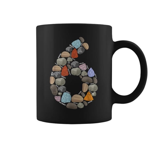 Geology Rocks 6 Years Old 6Th Birthday Rock Collecting Coffee Mugs ...