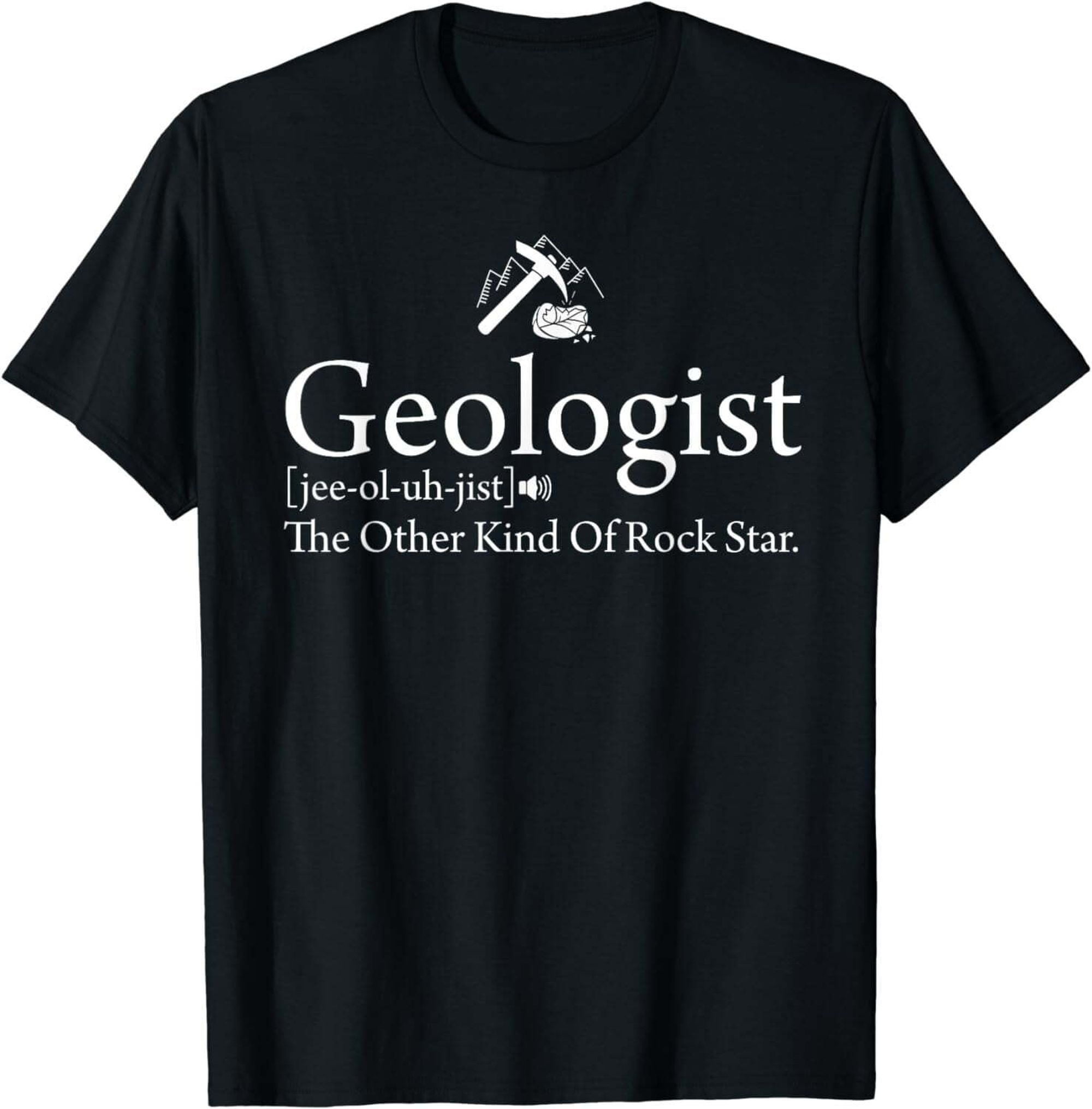 Geology Rocks Tee - Funny T-Shirt for Science Rockstars - Walmart.com