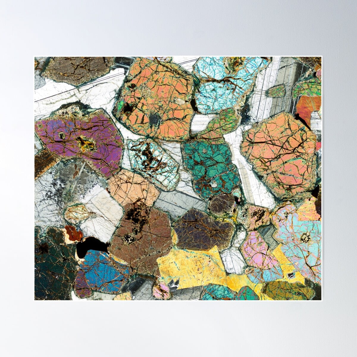 Geology gift - Peridotite from Ardnamurchan, Scotland Rock Thin Section ...