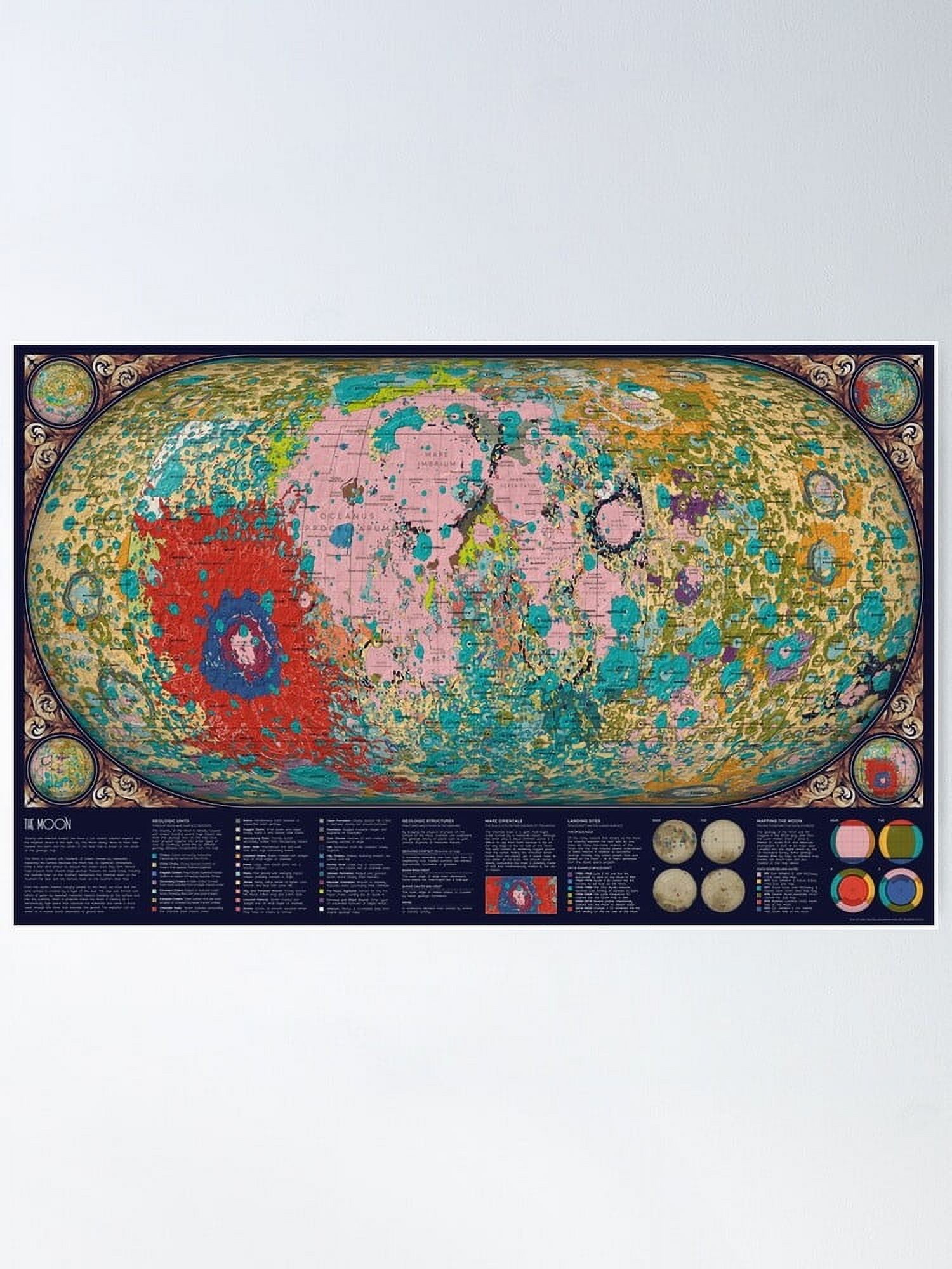 Geology of the Moon Poster - Walmart.com