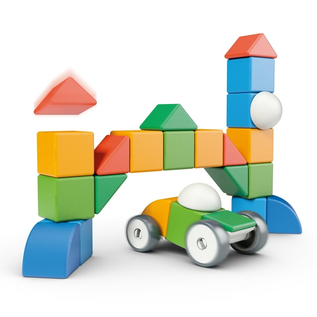 Geomag - Magicube Shapes Recycled Magnetic Toy Set - 32 Pieces ...