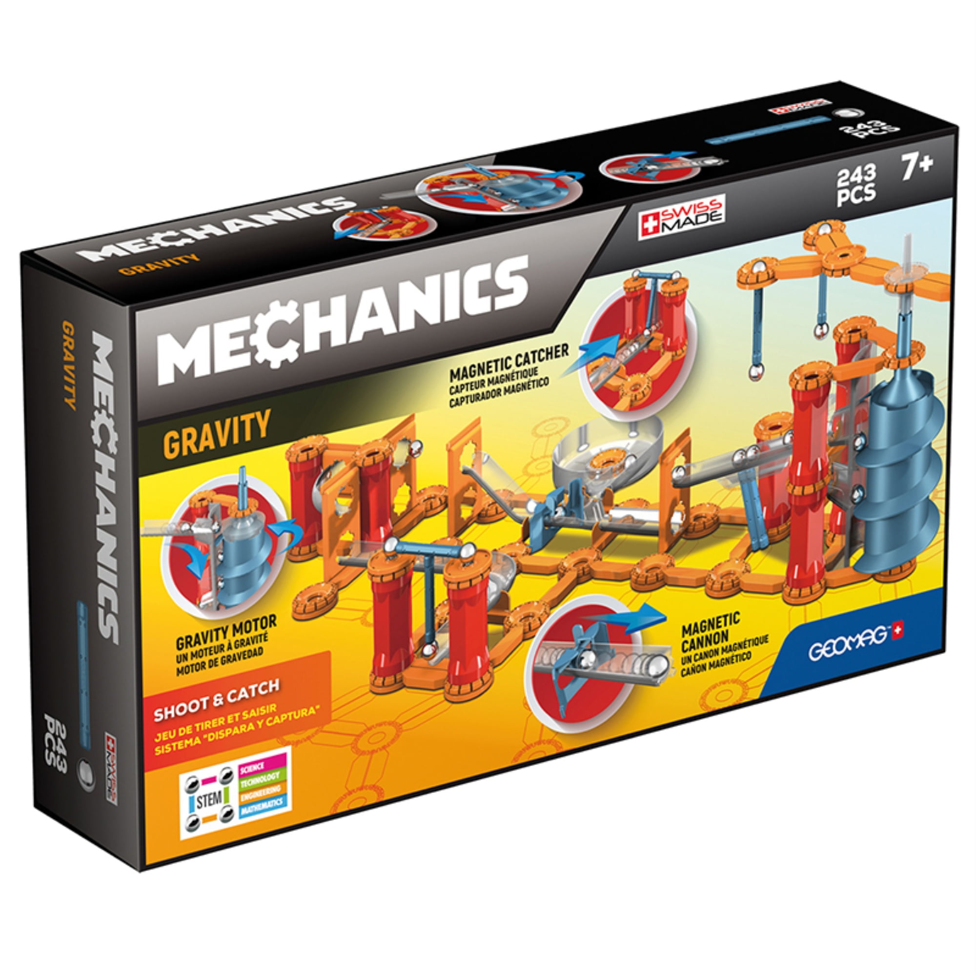 Geomag Mechanics Gravity Shoot & Catch 243 pcs - Walmart.com