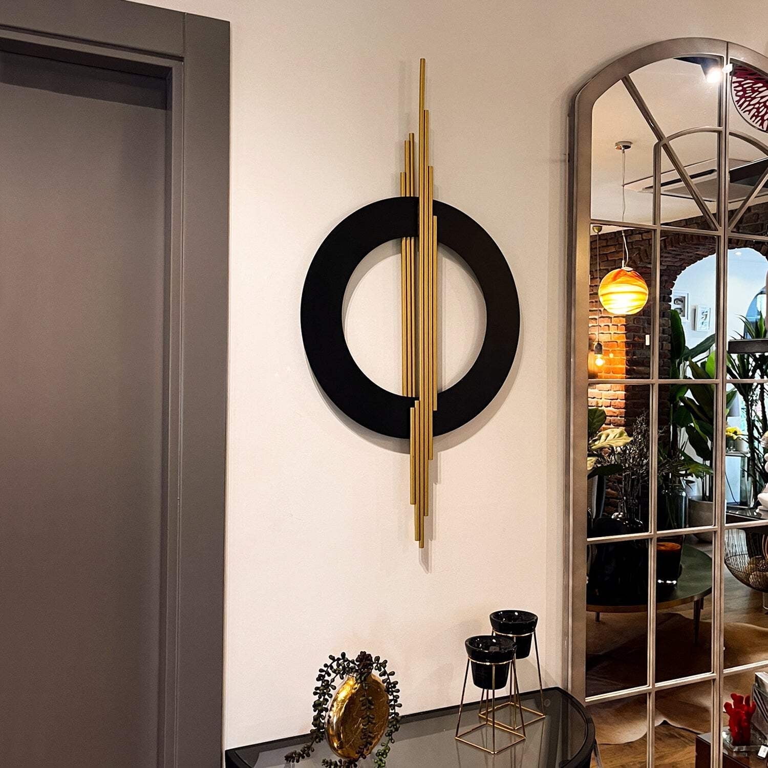 Geometa 3D Metal Wall Art (Hangable Horizontally or Vertically ...