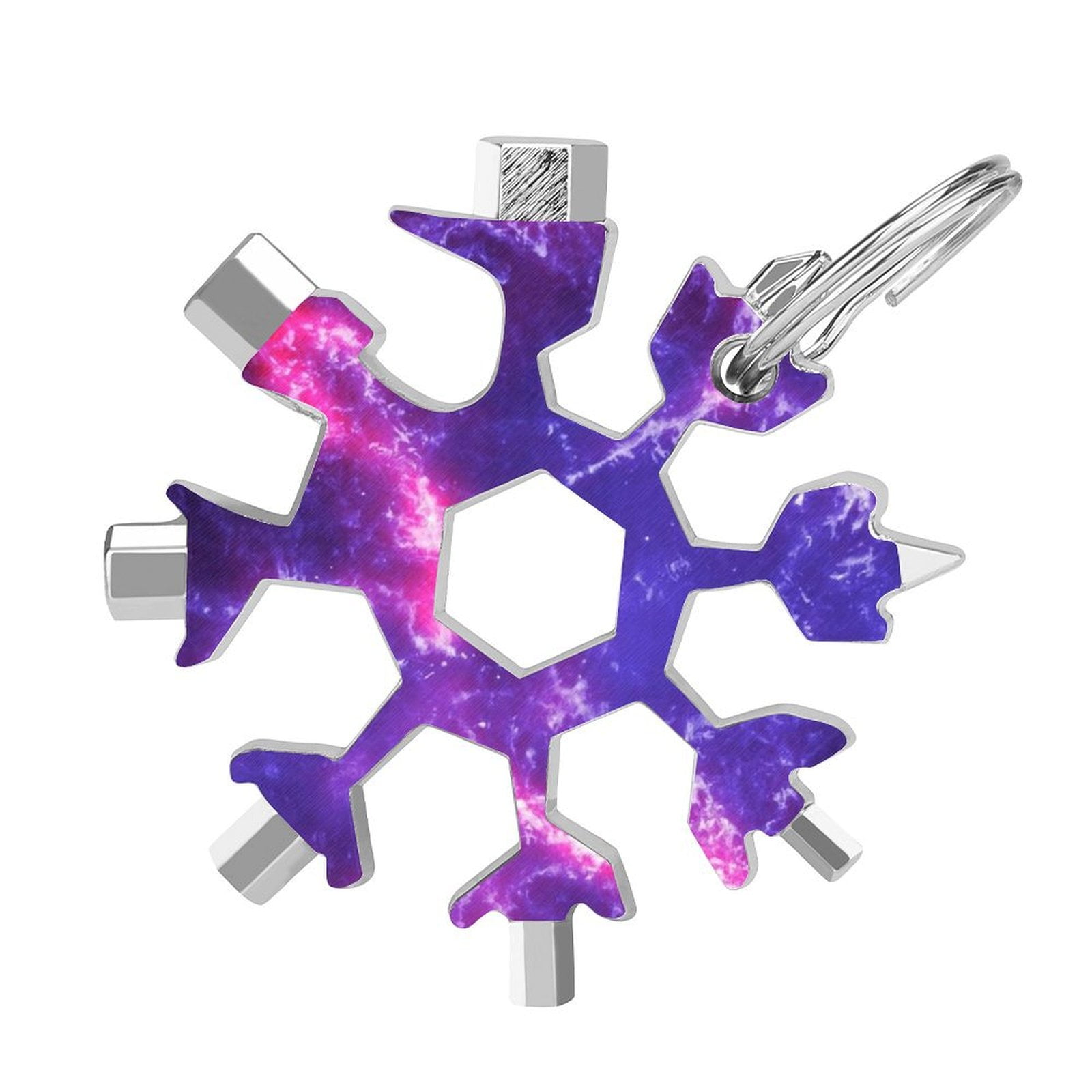 Geometric 19-in-1 Snowflake Multi Tool, Bottle Opener/Flat Phillips ...