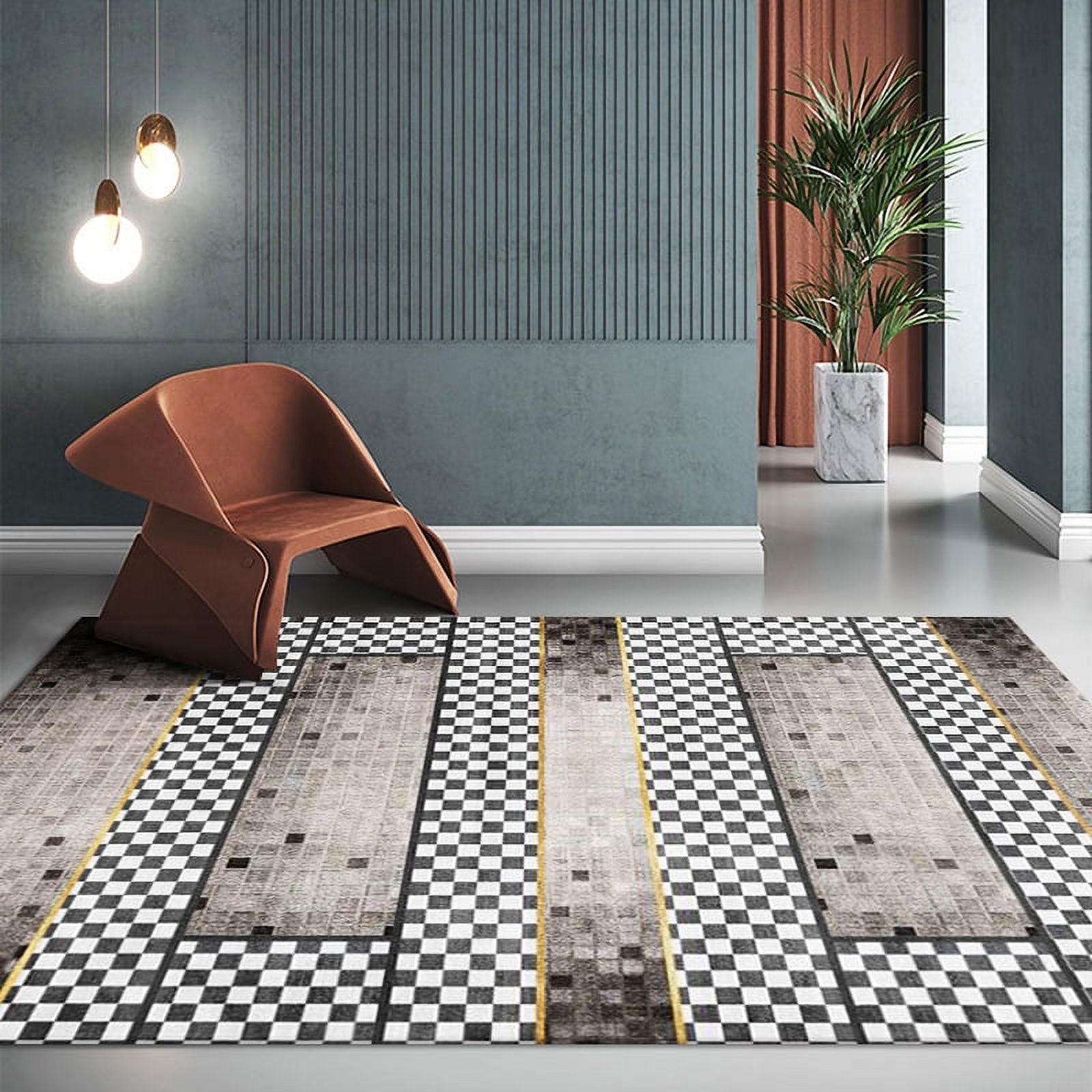 Geometric 3D Carpets for Living Room Bedroom Area Rugs Bedside Bay ...