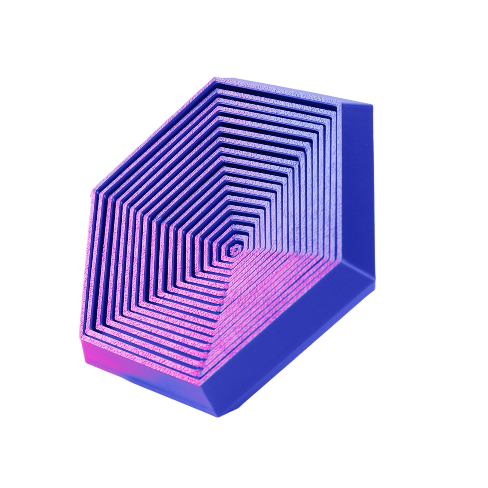Geometric 3D Optical Illusion Wall Art Decor Modern Hexagonal Design ...