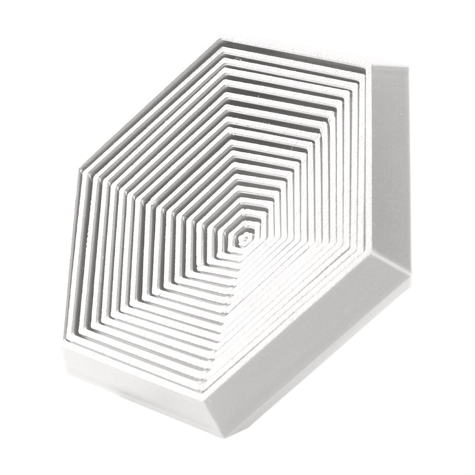 Geometric 3D Printed Decorative Sculpture Modern Green Hexagonal Art ...