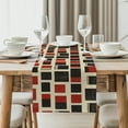 Geometric Abstract Graffiti Color Blocks Table Runner Home Wedding ...