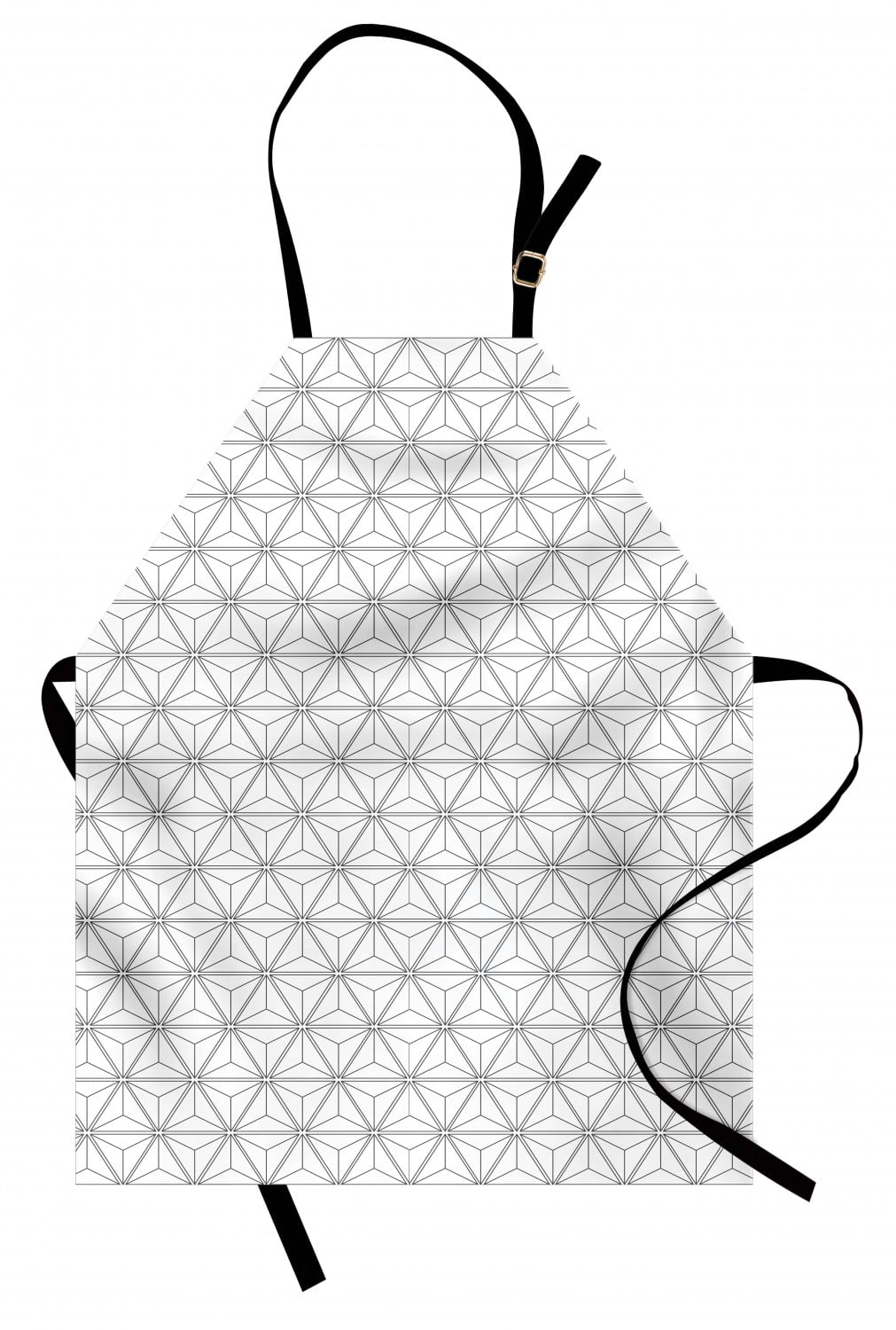 Geometric Apron Lines Stripes Crossing in Hexagonal Design with ...