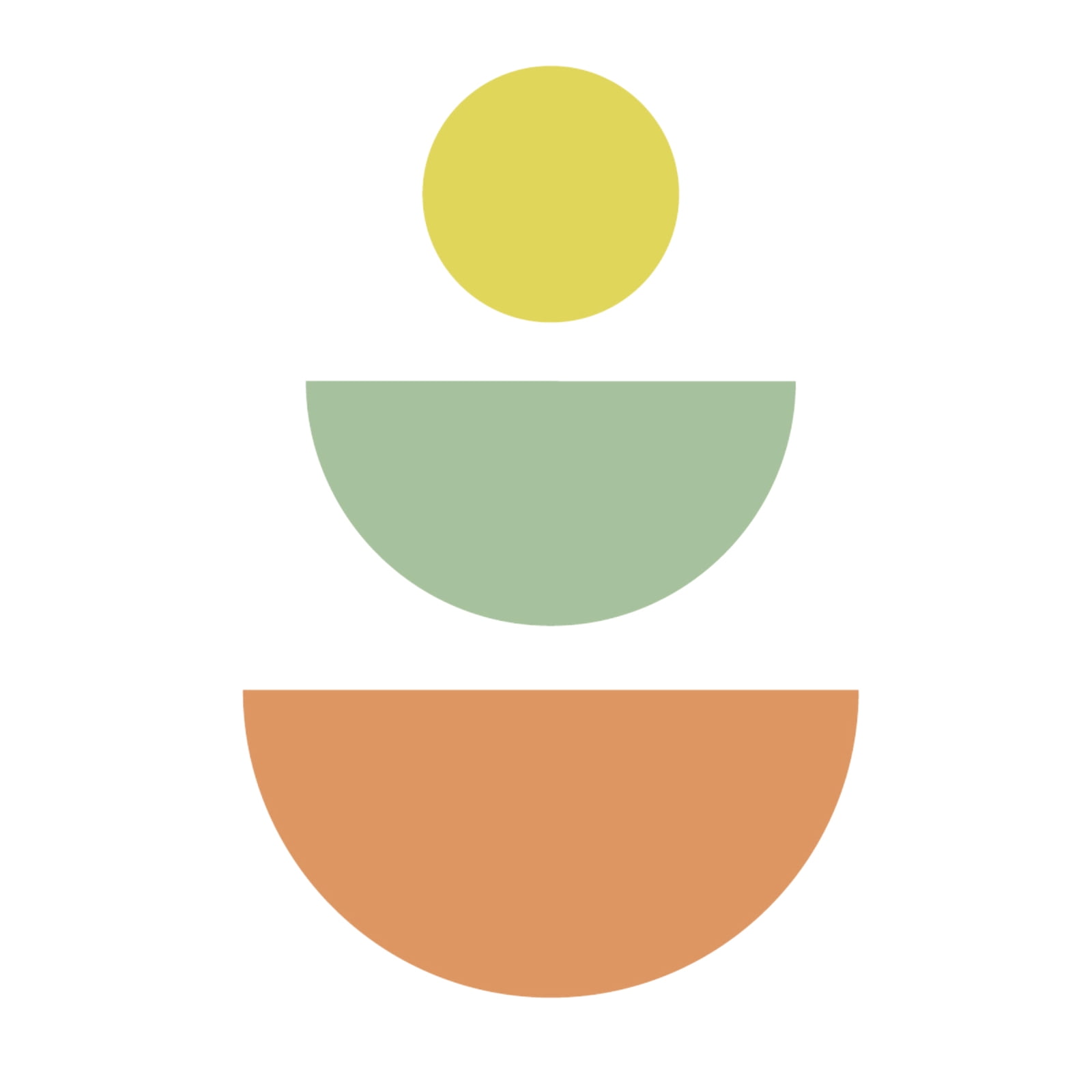 Geometric Arch Abstract Aesthetic Wall Decals Stickers, Minimalist ...