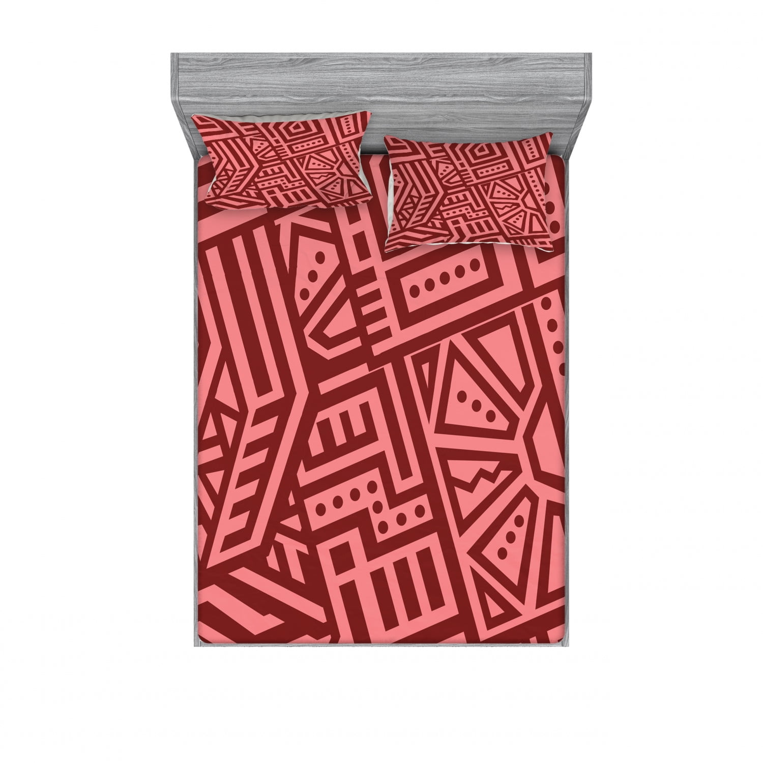 Geometric Bedding Set with Sheet & Covers, Style Geometric Shapes in ...