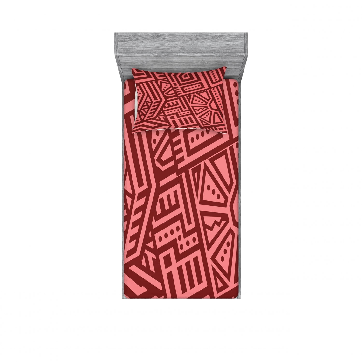 Geometric Bedding Set with Sheet & Covers, Style Geometric Shapes in ...