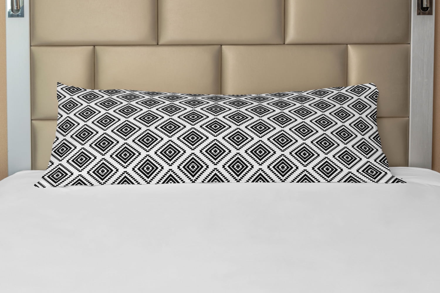 Geometric Body Pillow Case Cover with Zipper, Tribal Pattern Aztec ...