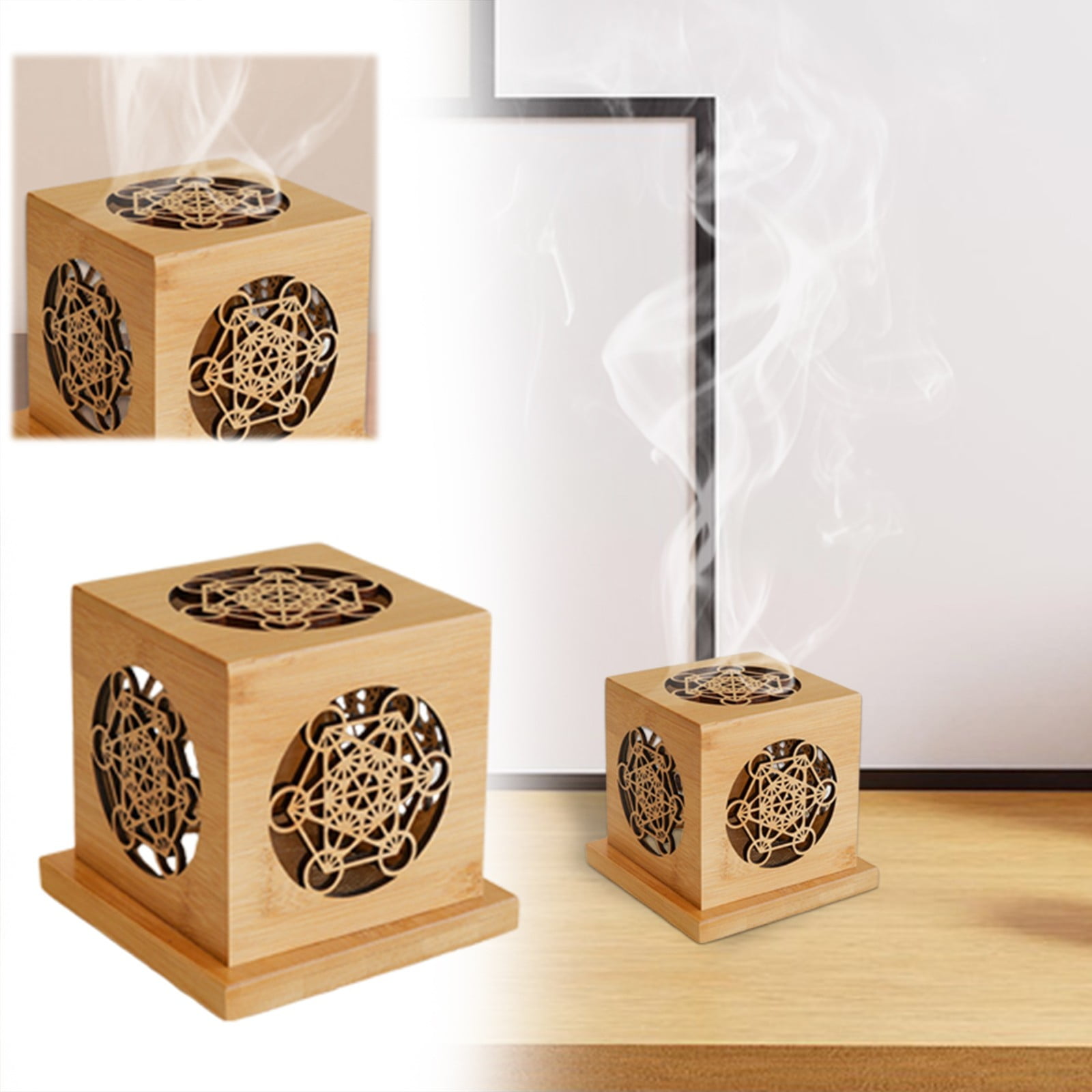 Geometric Burner Bowl For Cleansing Smudging Incense Sticks & Bundles ...