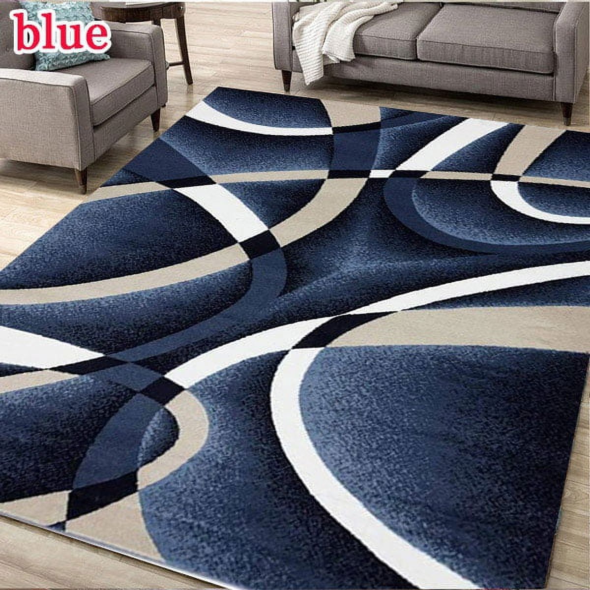 Geometric Carpet for Living Room Luxury Home rations Coffee Table Large ...
