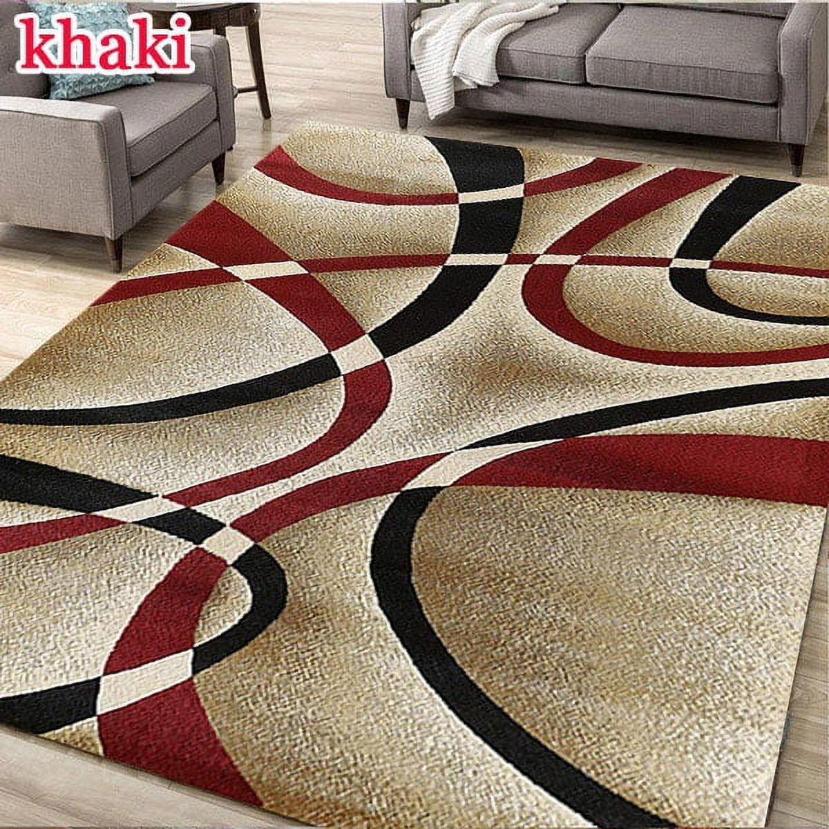 Geometric Carpet for Living Room Luxury Home rations Coffee Table Large ...