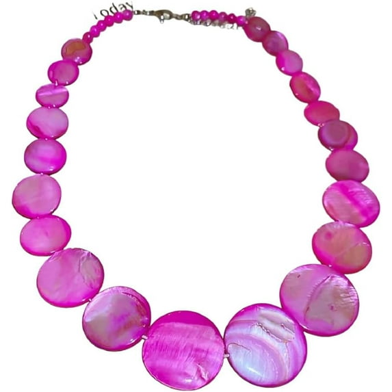 Geometric Choker Necklace for Women Colorful Chunky Square Round Shaped ...