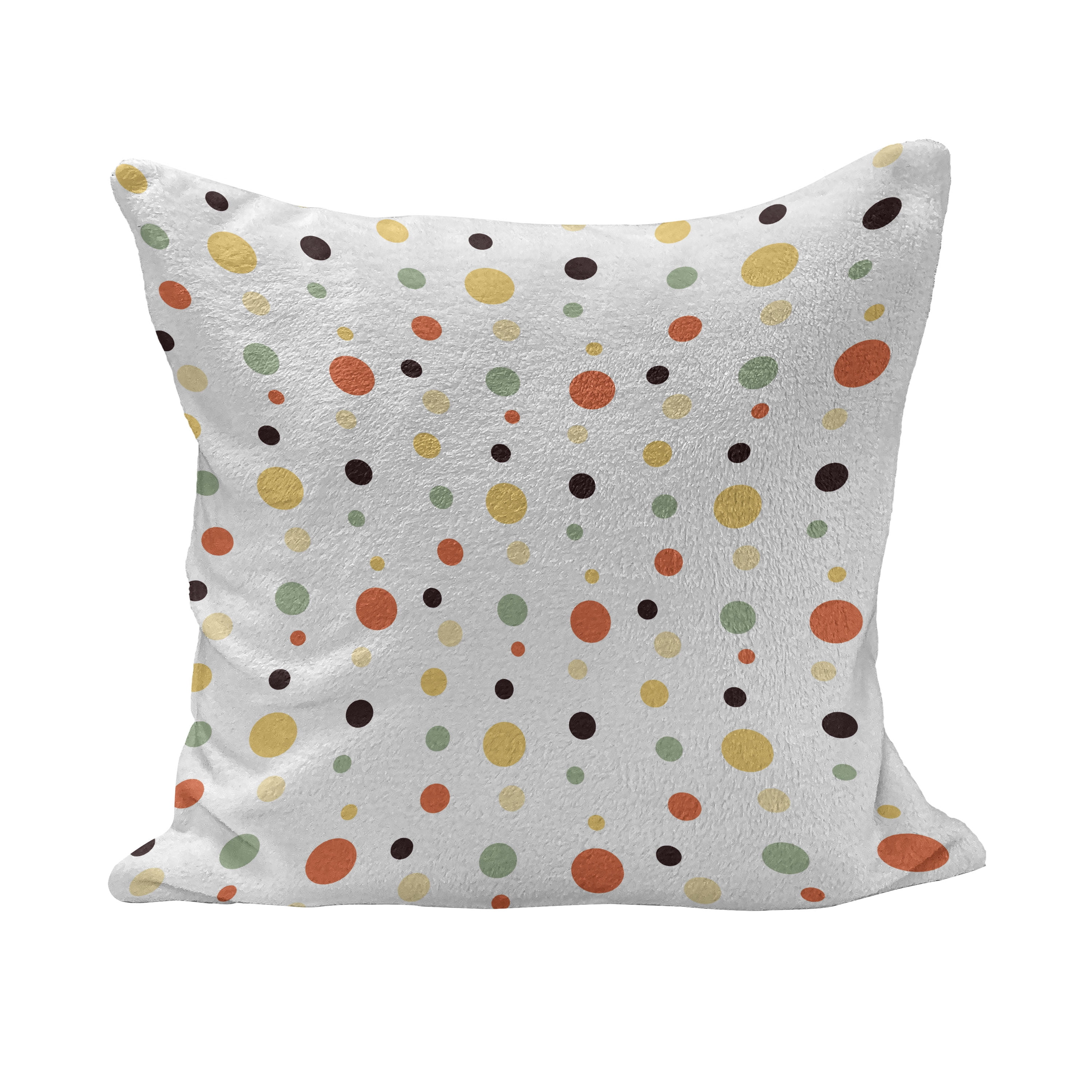 Geometric Circle Fluffy Throw Pillow Cushion Cover, Big and Small ...