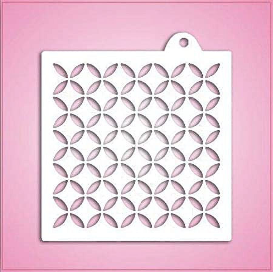 Geometric Circle Pattern Stencil 5.5” x 5.5” - Walmart.com