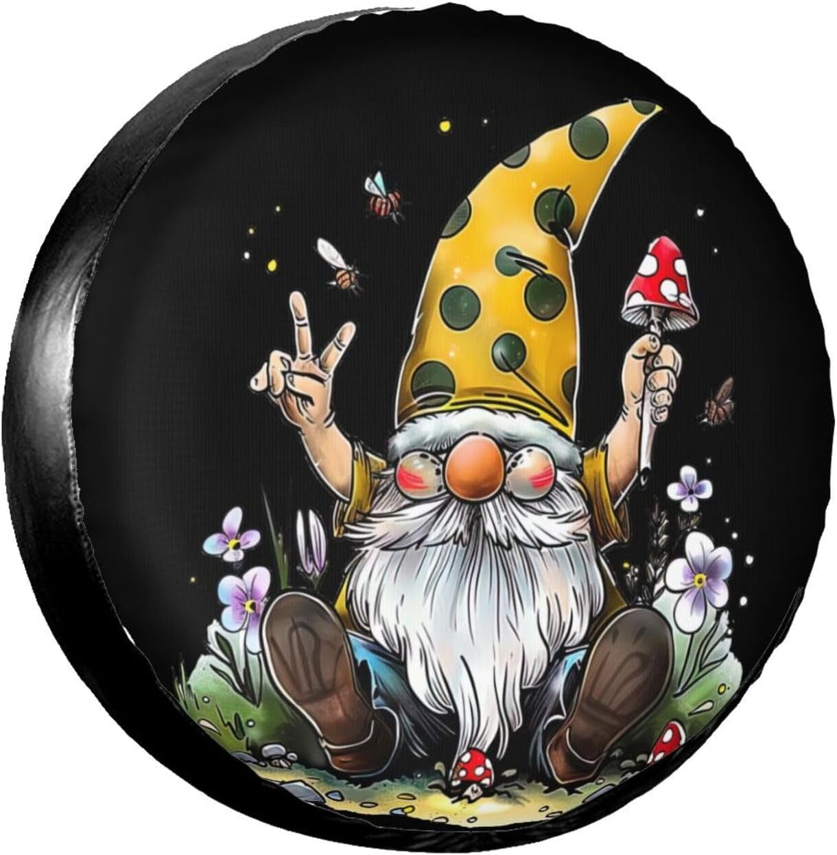 Geometric Colorful Mandala Spare Tire Cover Wheel Protectors Dust Proof