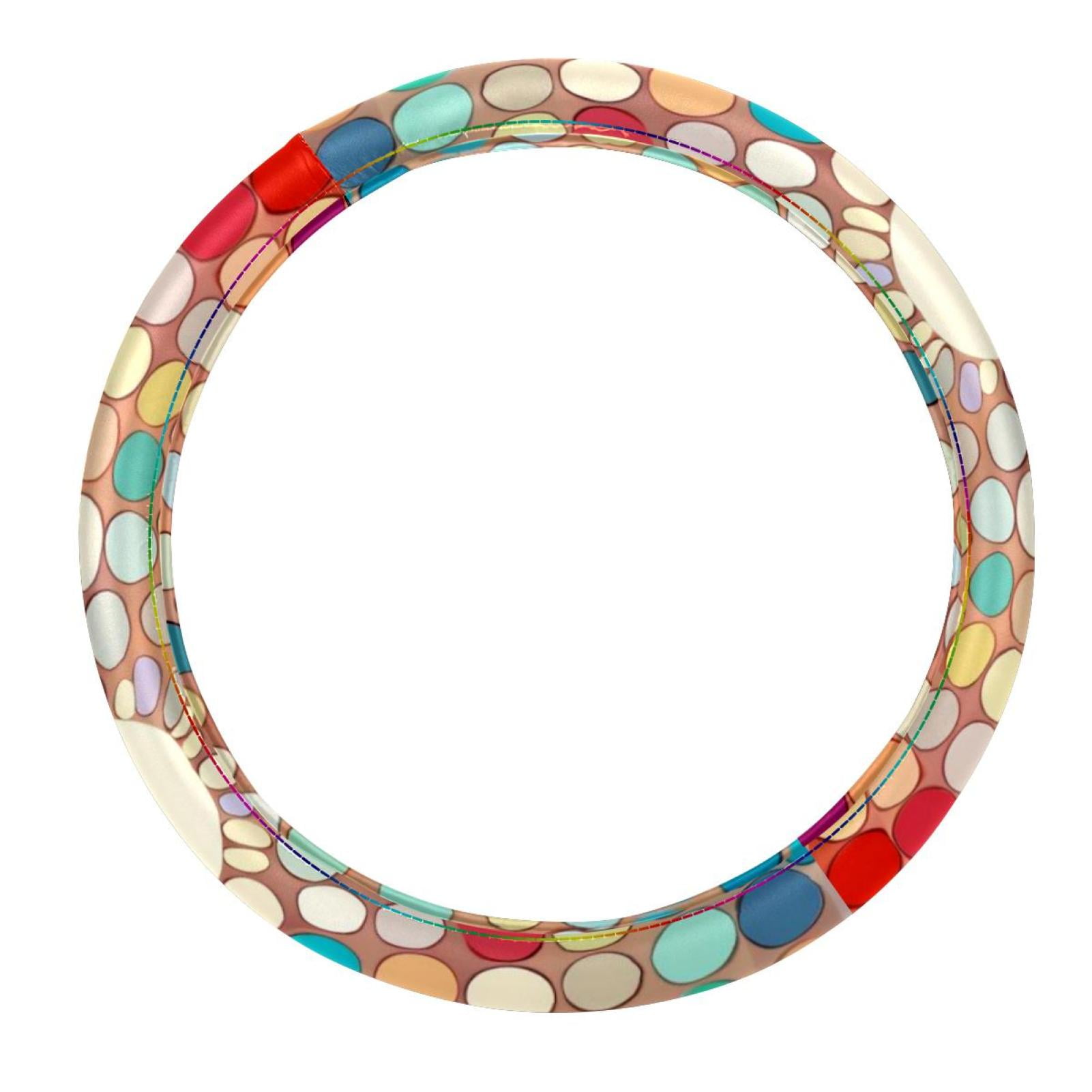 Geometric Cube 14.5 Inch Car Wheel Cover, Printing Design, PVC Leather ...