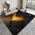 Geometric Cube Area Rugs, Geometric Cubes Triangles Carpet, Washable ...