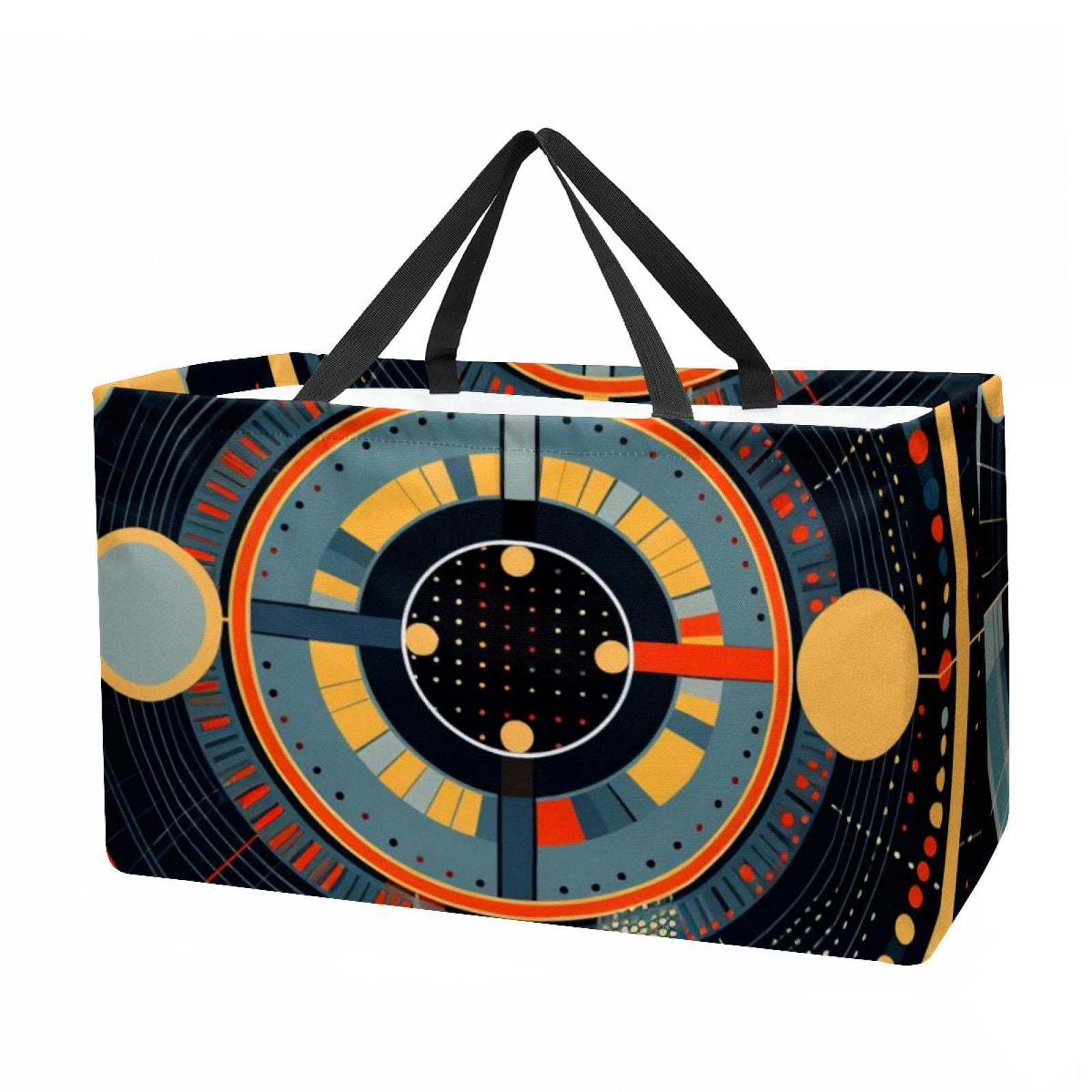 Geometric Cube Large Capacity Reusable Foldable Oxford Cloth Storage ...