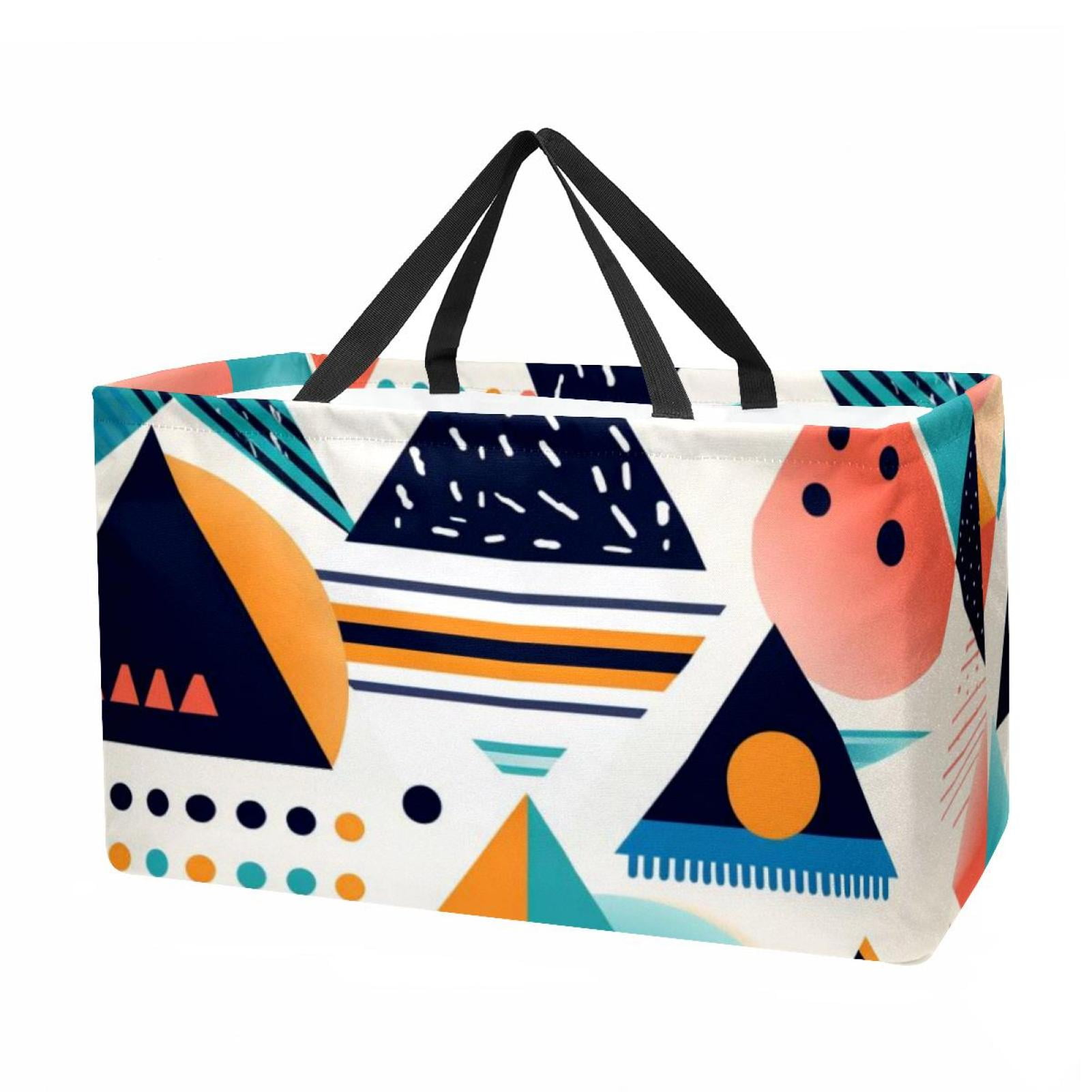 Geometric Cube Large Foldable Oxford Cloth Storage Bins: Versatile ...