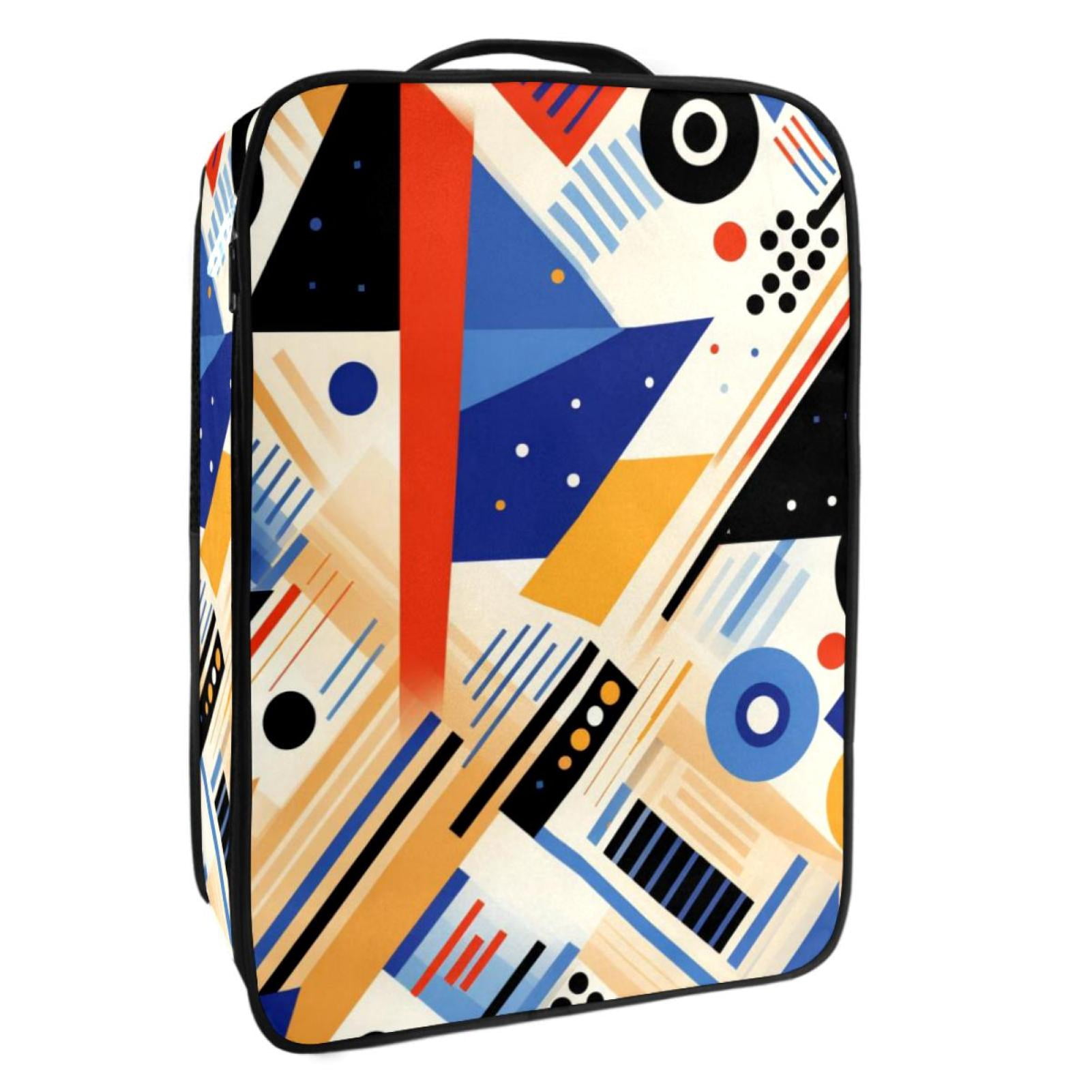 Geometric Cube Polyester Shoe Storage Boxes Organizer - 23x31cm/9x12in ...