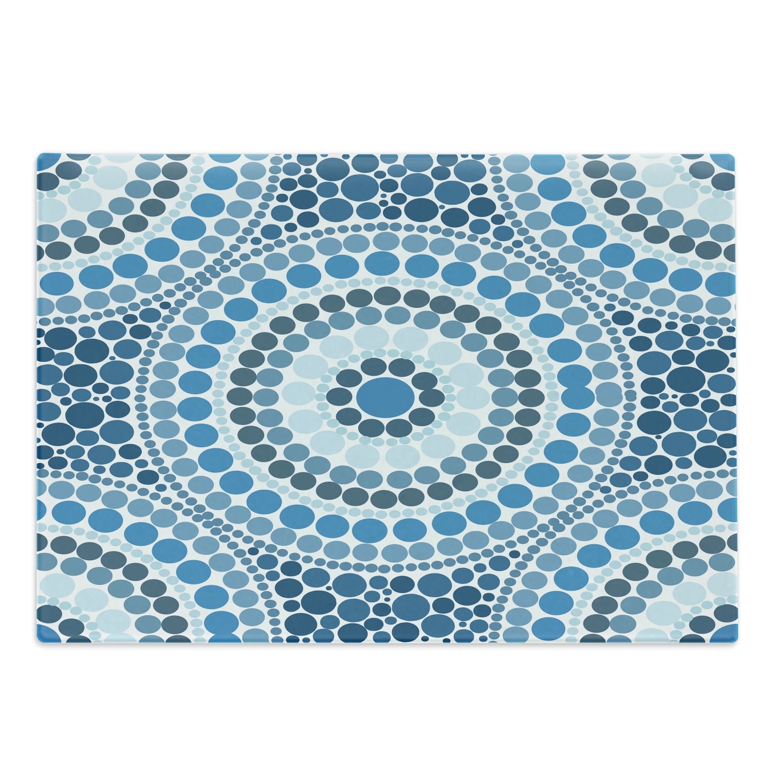 Geometric Cutting Board, Concentric Circles Mosaic Tiles Consist of ...