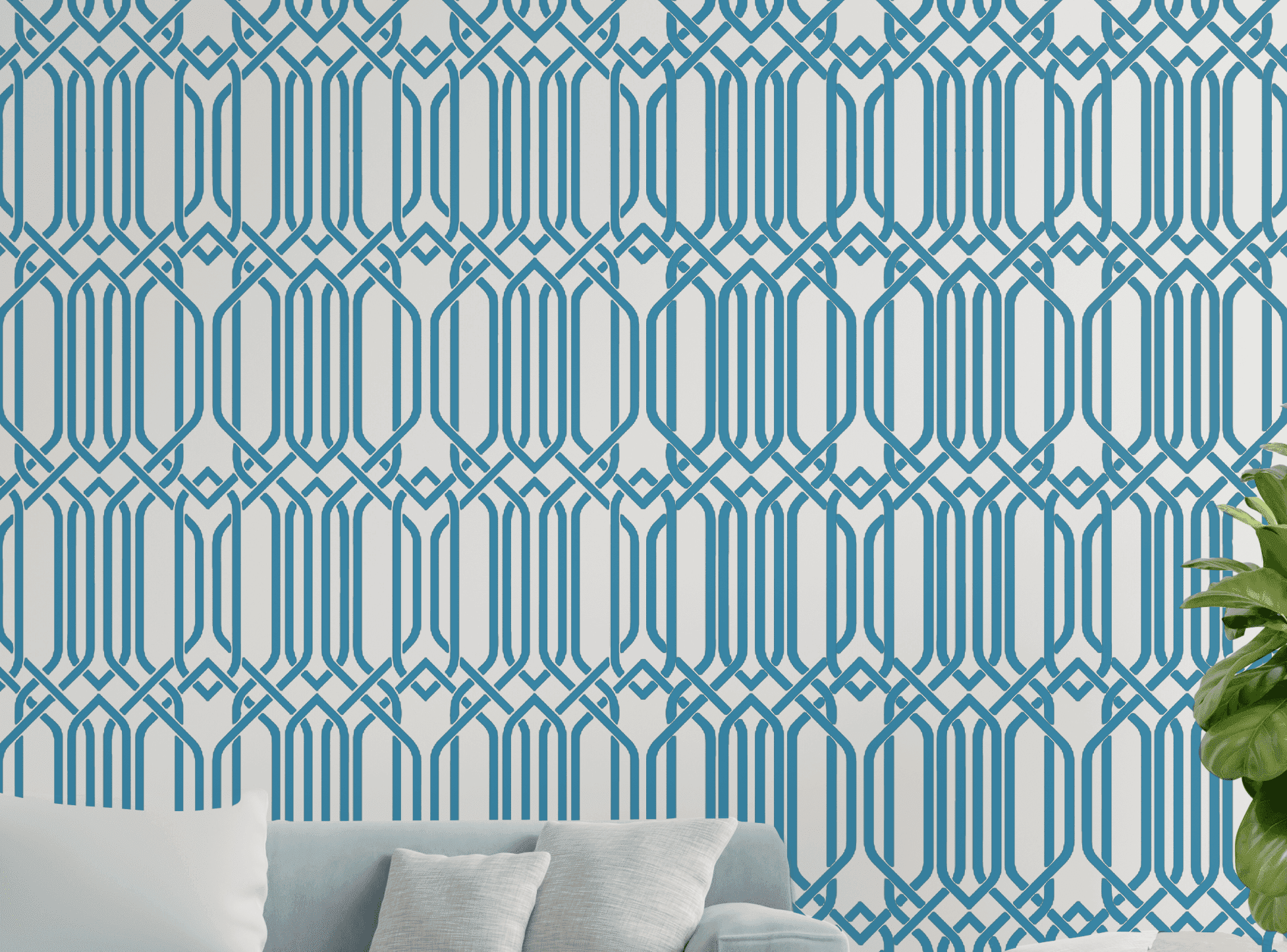 Geometric Design Stencil - Art and Wall Stencil (42"x42") - Walmart.com