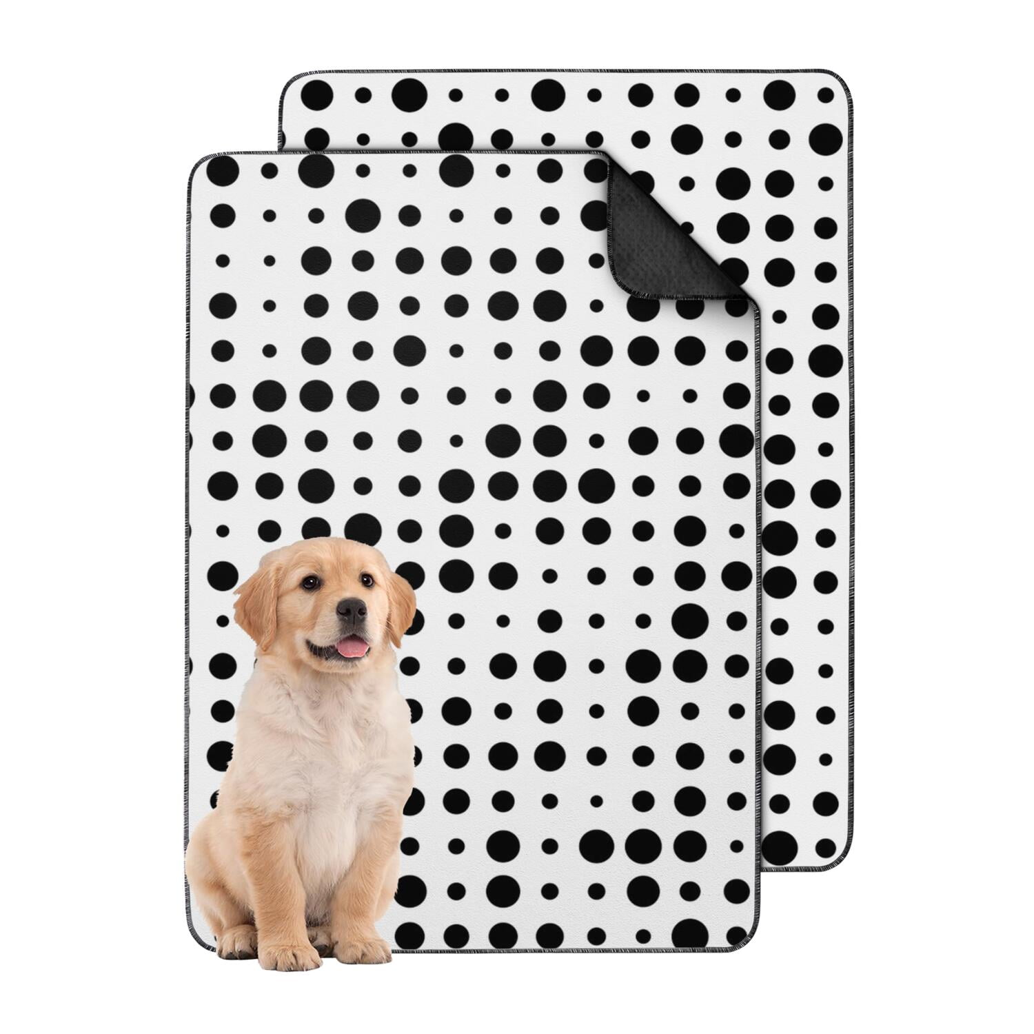 Geometric Design Washable Pee Pads for Dogs, 24"x35" Reusable Potty ...