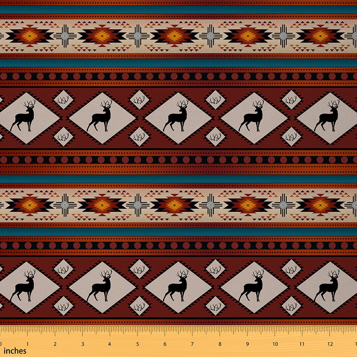Geometric Diamond Upholstery Fabric,Tribal Arrow Fabric By The Yard ...
