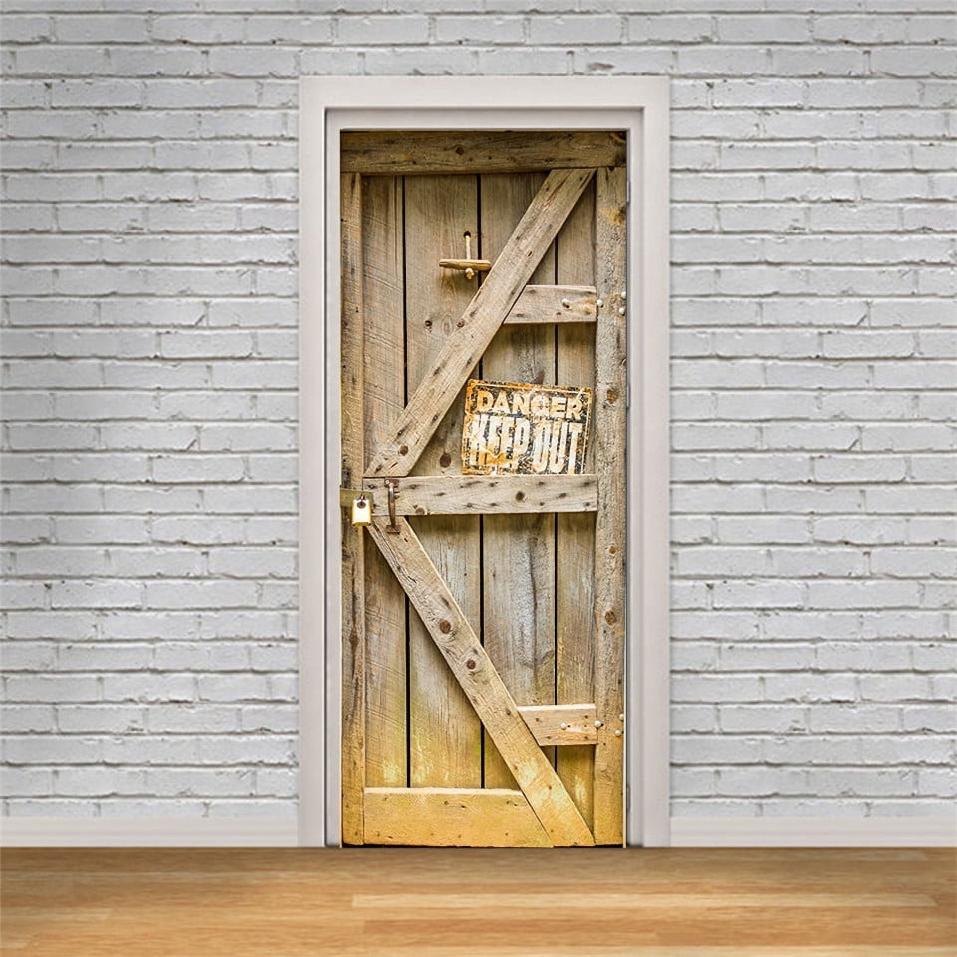 Geometric Door Mural Self Adhesive Waterproof Wallpaper Home Design DIY ...
