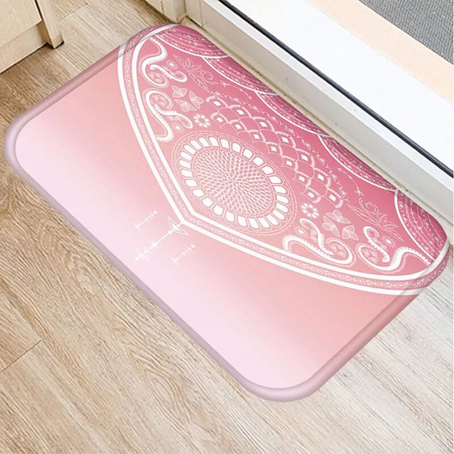 Geometric Doormat Kitchen Carpet Anti-Slip Nordic Style Marble Map ...