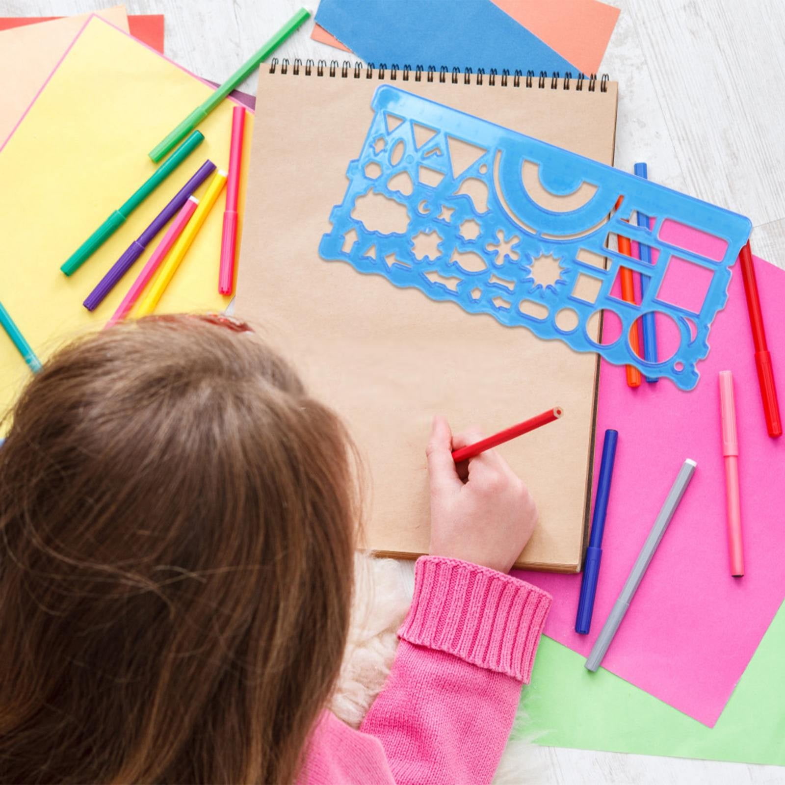 Geometric Drawing Templates - Multi-Shape Drafting Stencils with ...