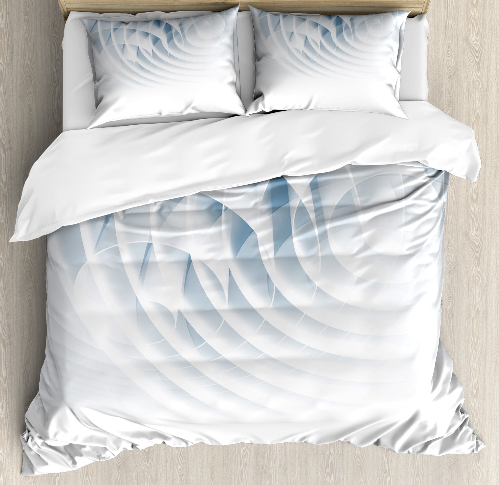 Geometric Duvet Cover Sets, Futuristic Digital Spirals with Dimensional ...